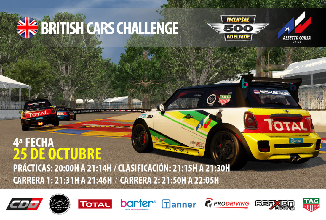 Vuelve el British Cars Challenge - Assetto Corsa Chile